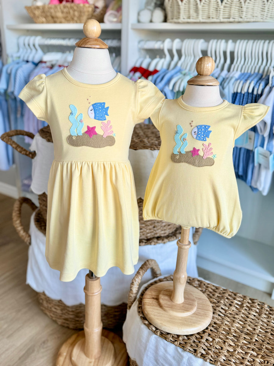 Luigi Kids Light Yellow Tropical Fish Bubble – Pink Sheep Boutique