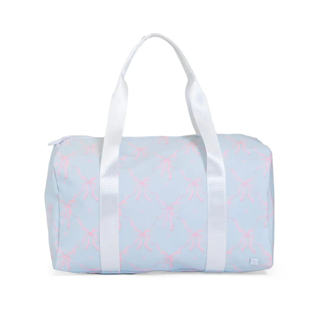 TRVL Design Blue Eloise Bow Mini Duffel Bag – Pink Sheep Boutique