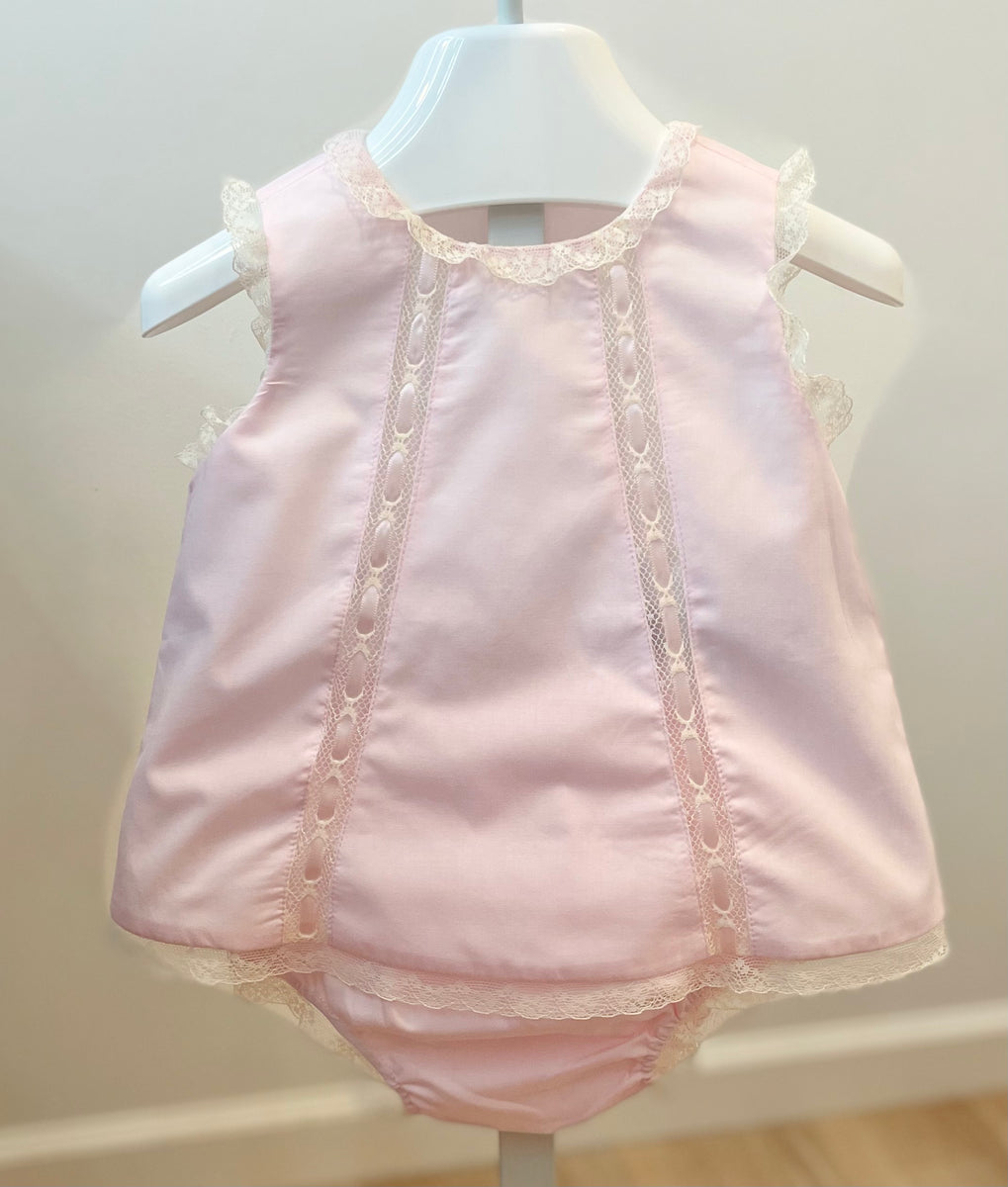 Phoenix & Ren Light Pink Charlotte Heirloom Bloomer Set – Pink Sheep ...